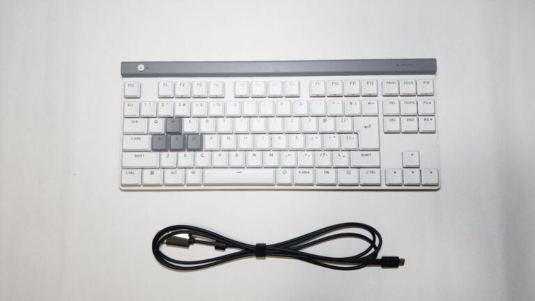 【Logicool G G515 RAPID TKL レビュー】ロープロファイルでラピッドトリガー搭載の高性能のゲーミングキーボード