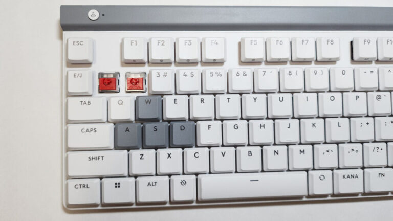 【Logicool G G515 RAPID TKL レビュー】ロープロファイルでラピッドトリガー搭載の高性能のゲーミングキーボード